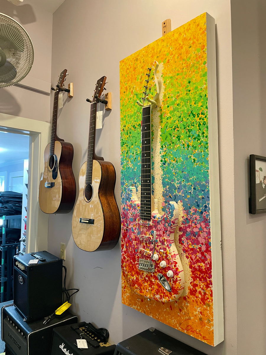 Conner Guitart Rainbow Rain Stratocaster – Fanny's House of Music